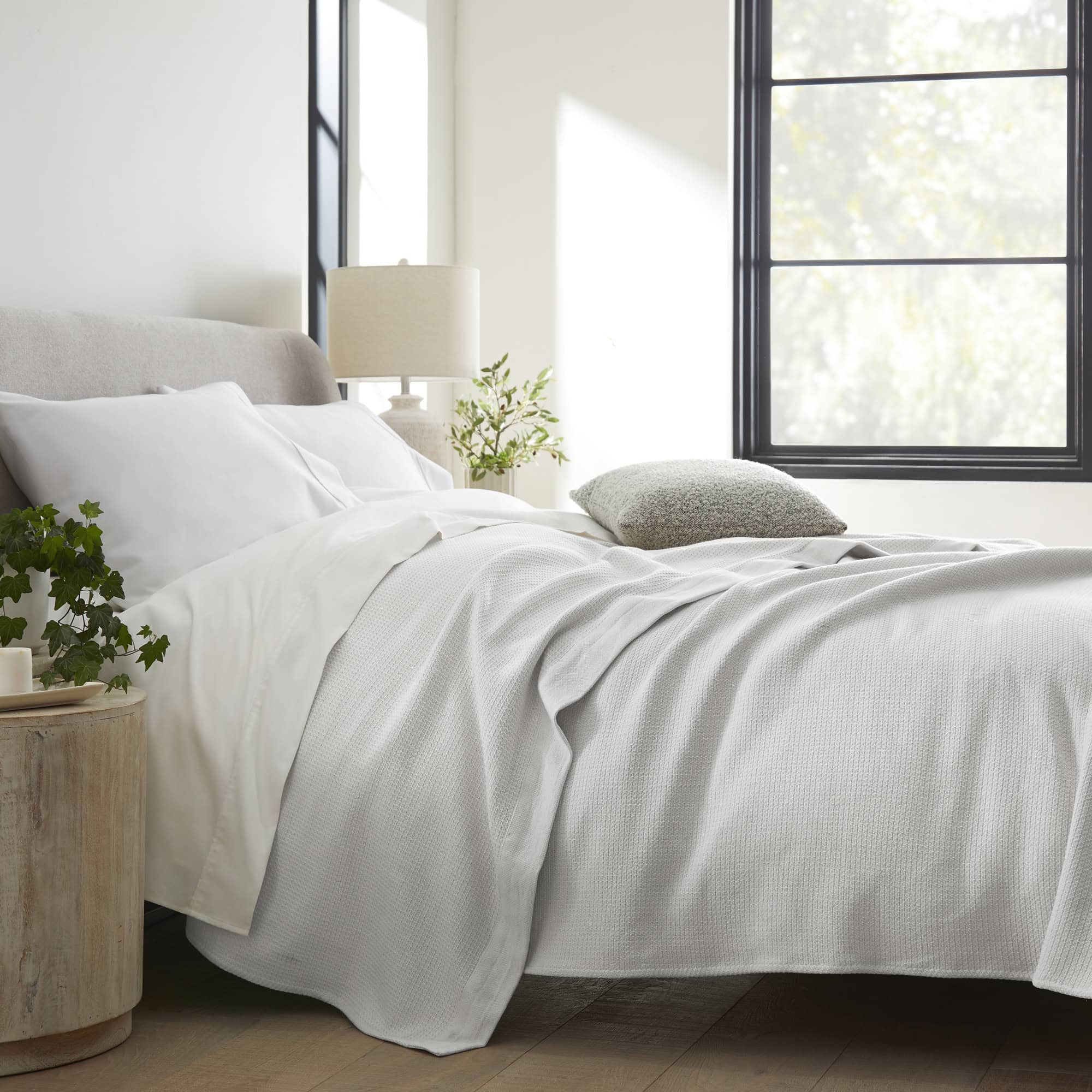 Organic Woven Cotton Blanket – GOTS & Fairtrade Certified – All-Season ...