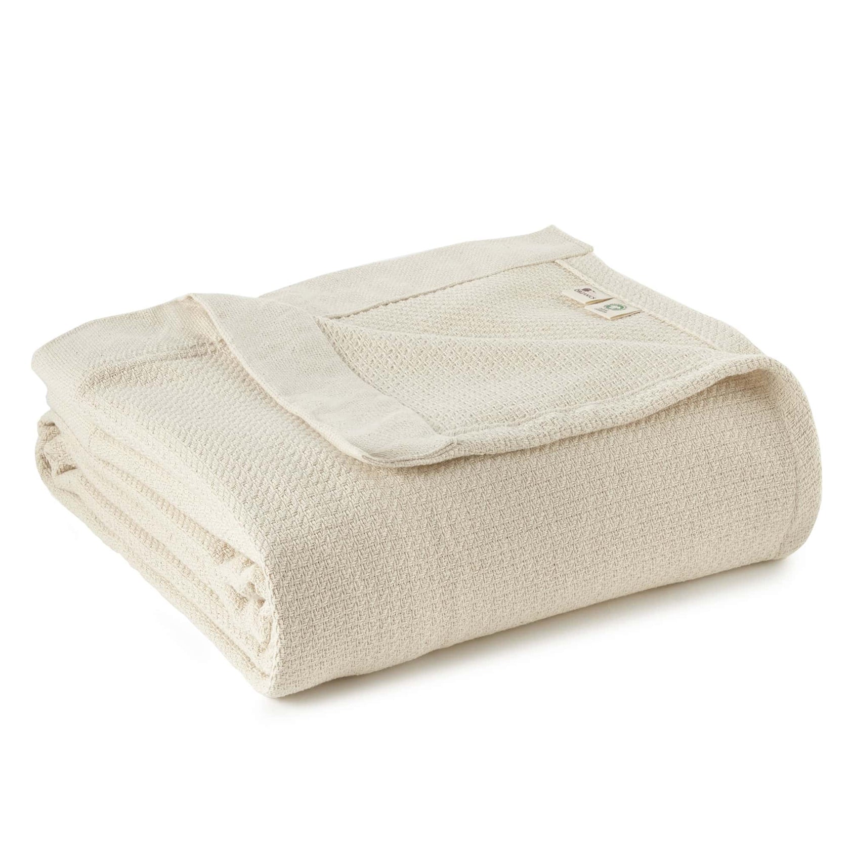 Organic Woven Cotton Blanket – GOTS & Fairtrade Certified – All-Season ...
